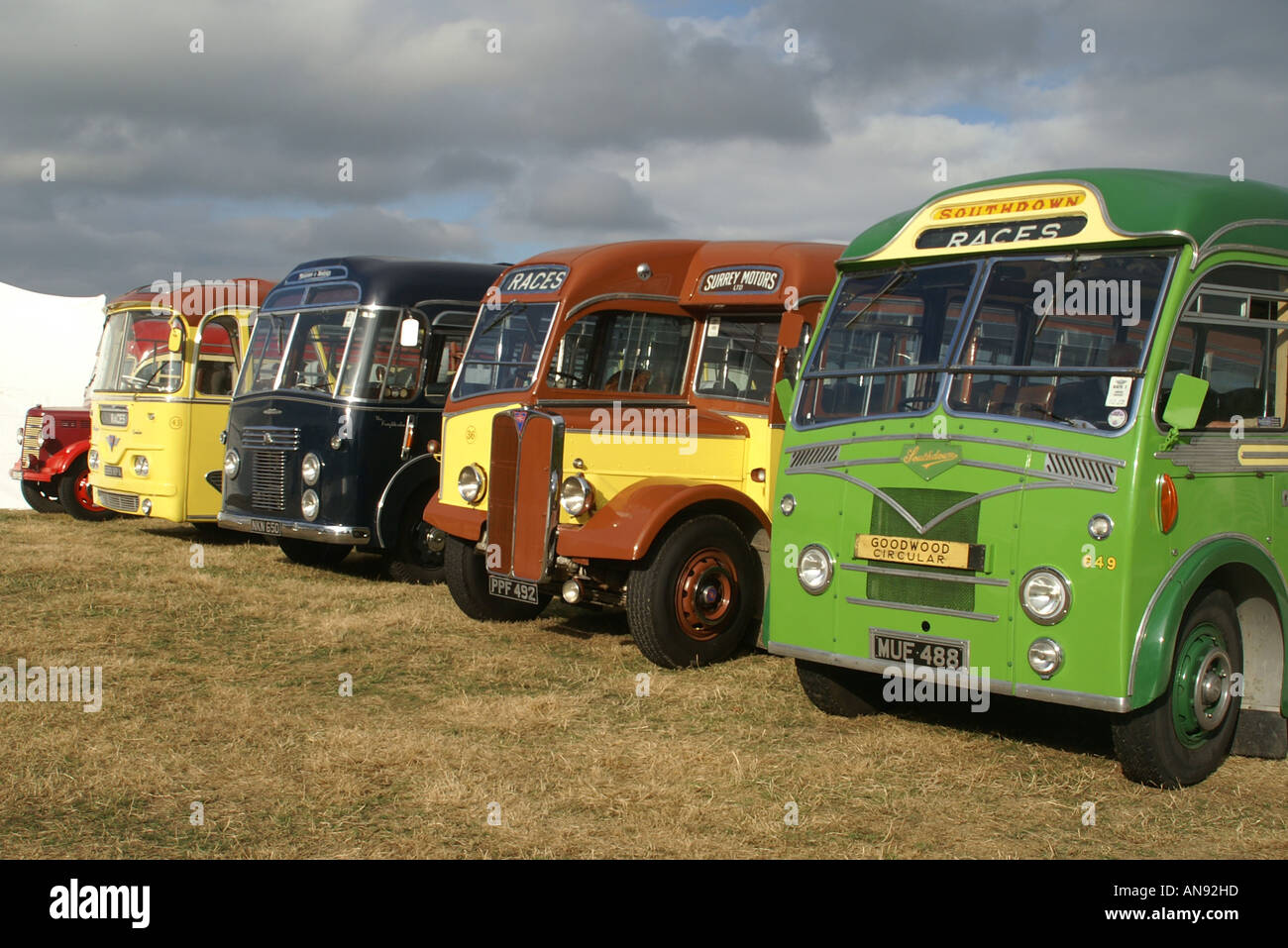 Classic buses and coaches Stock Photo - Alamy