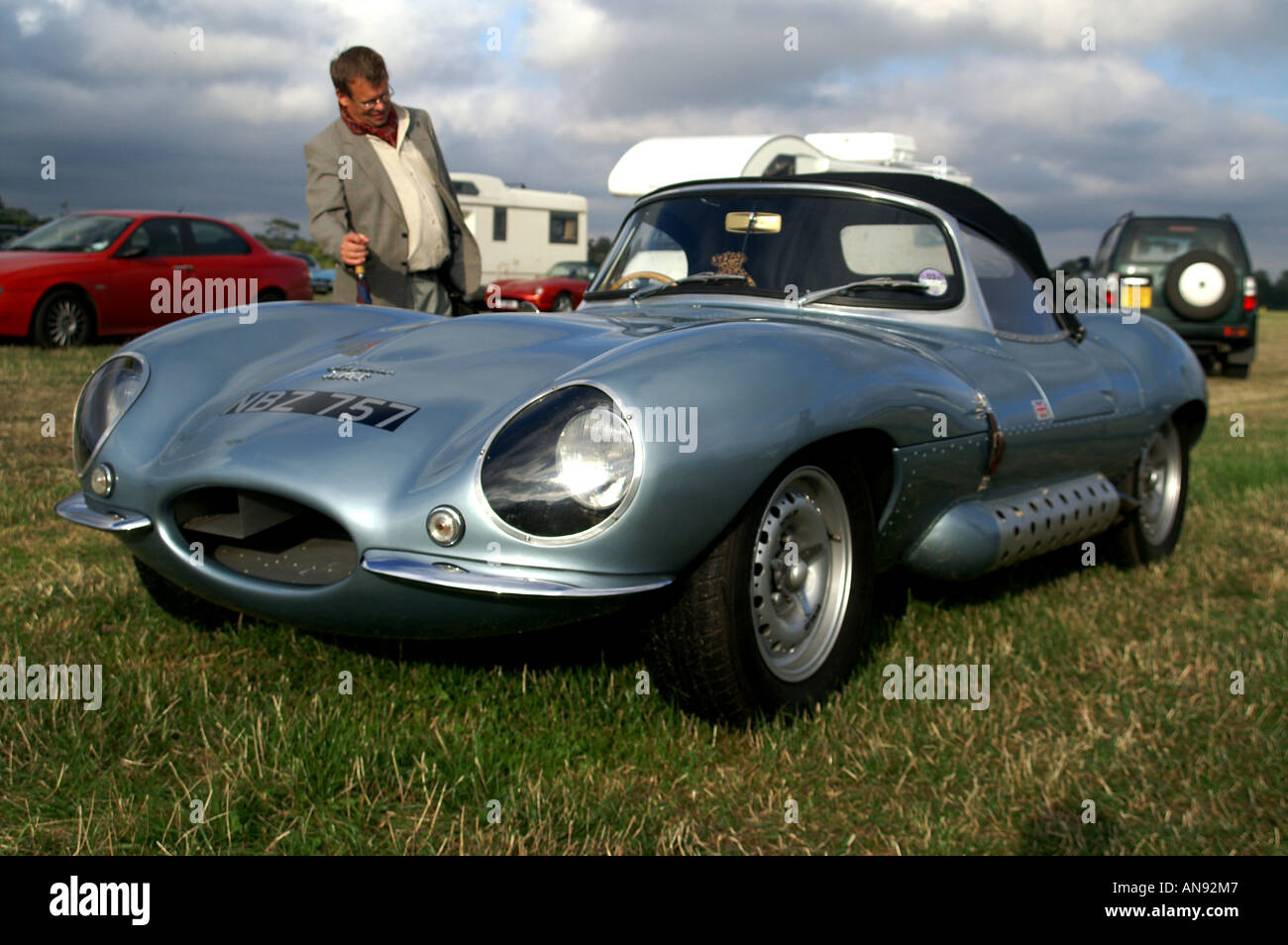 Jaguar XK SS lightweight race car Stock Photo - Alamy