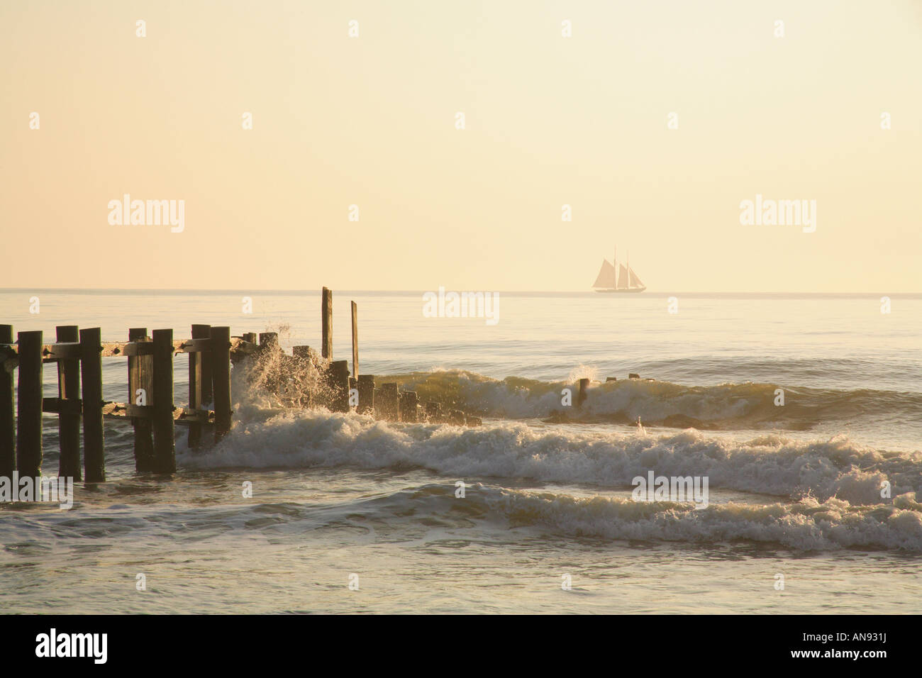 Schooner herring point cape henlopen hi-res stock photography and ...