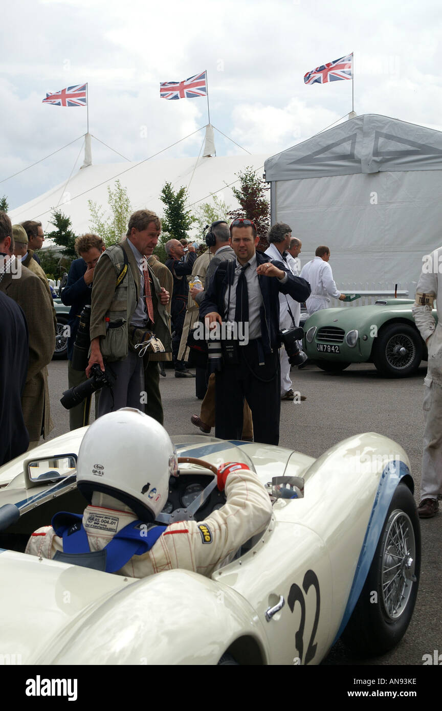 Racing car at Goodwood Stock Photo - Alamy