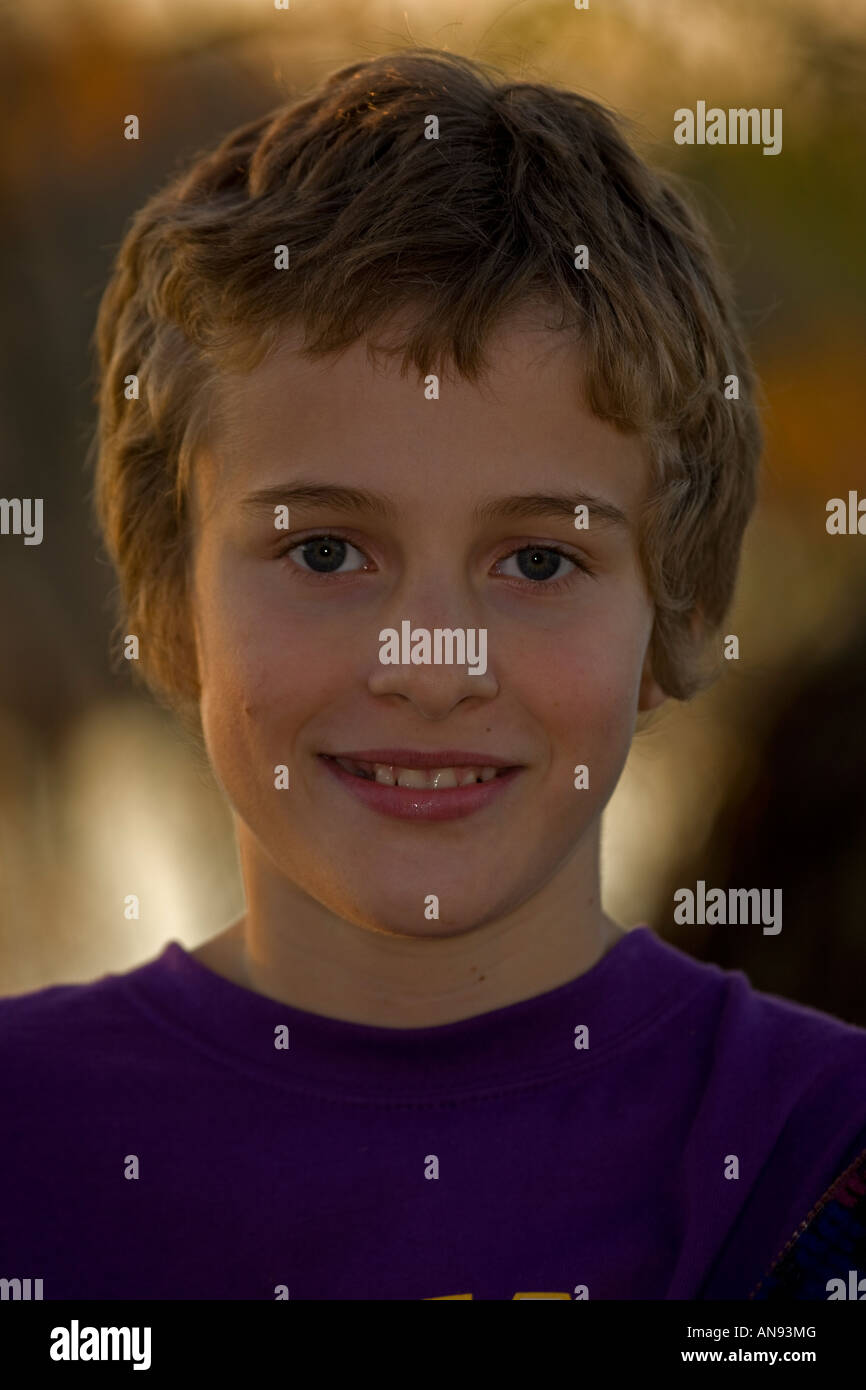 Boy age 10 Portrait Stock Photo - Alamy