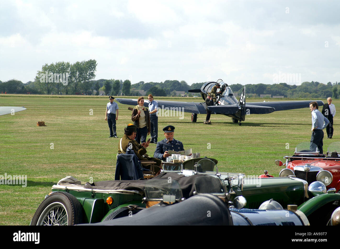 Raf ww2 pilot cockpit hi-res stock photography and images - Alamy