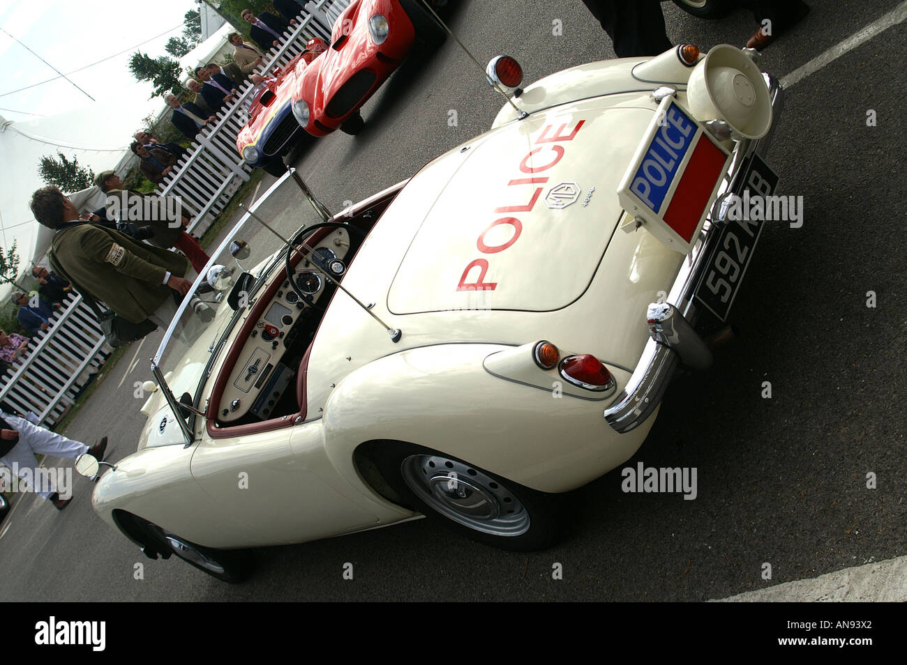 MGA police car Stock Photo - Alamy