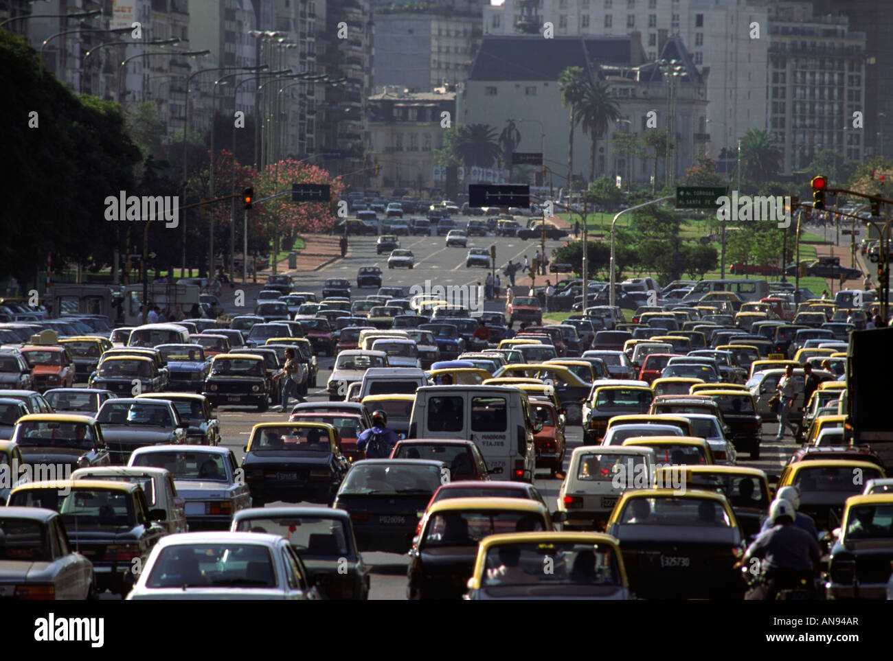 Traffic jam Buenos Aires Argentina Stock Photo - Alamy