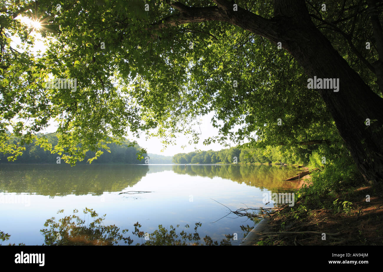 Potomac River at Four Locks, C and O Canal National Historic Park, Big ...