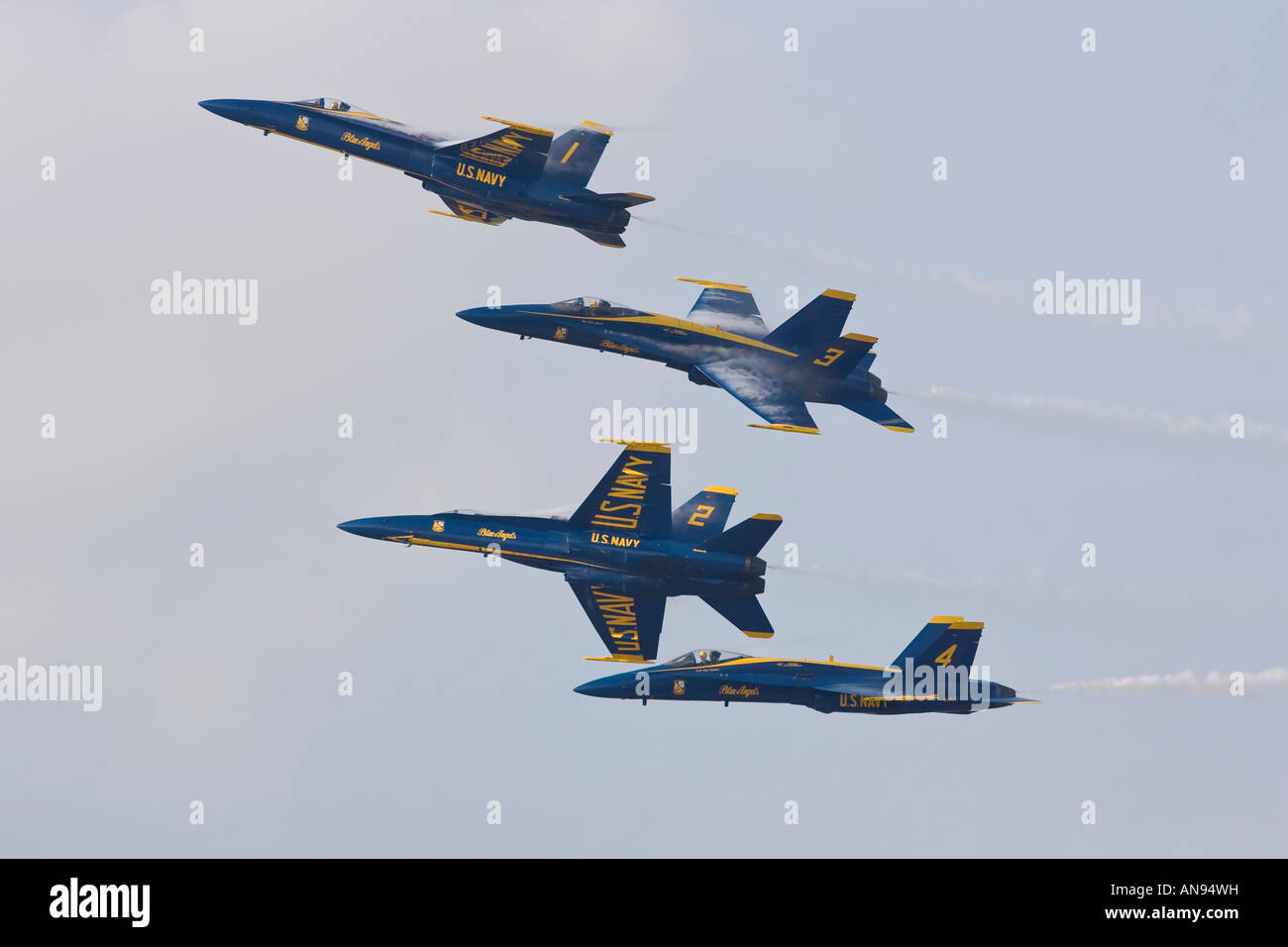 Blue Angels Diamond Formation High Resolution Stock Photography and ...