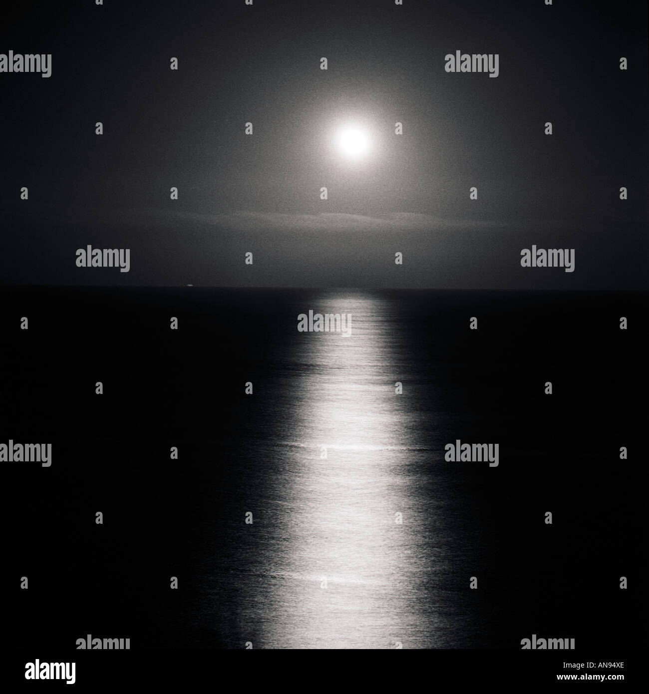 Evening moon view hi-res stock photography and images - Alamy