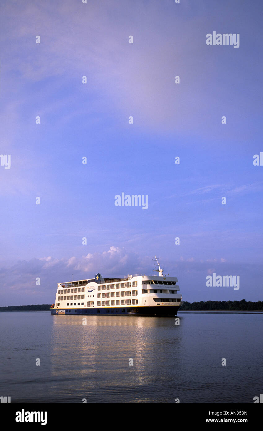 Grand Amazon cruise ship Amazon River Brazil Stock Photo - Alamy