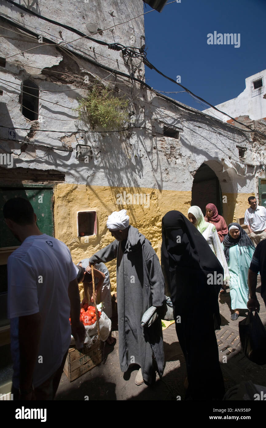 Tetouan medina walking hi-res stock photography and images - Alamy