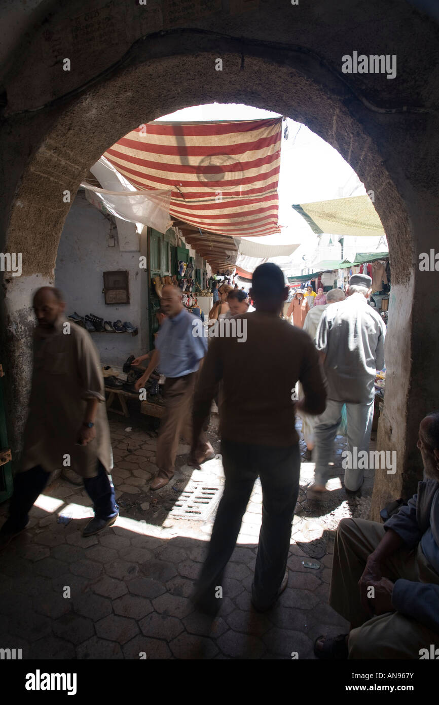 Archway in the medina, Tetouan, Morocco Stock Photo - Alamy
