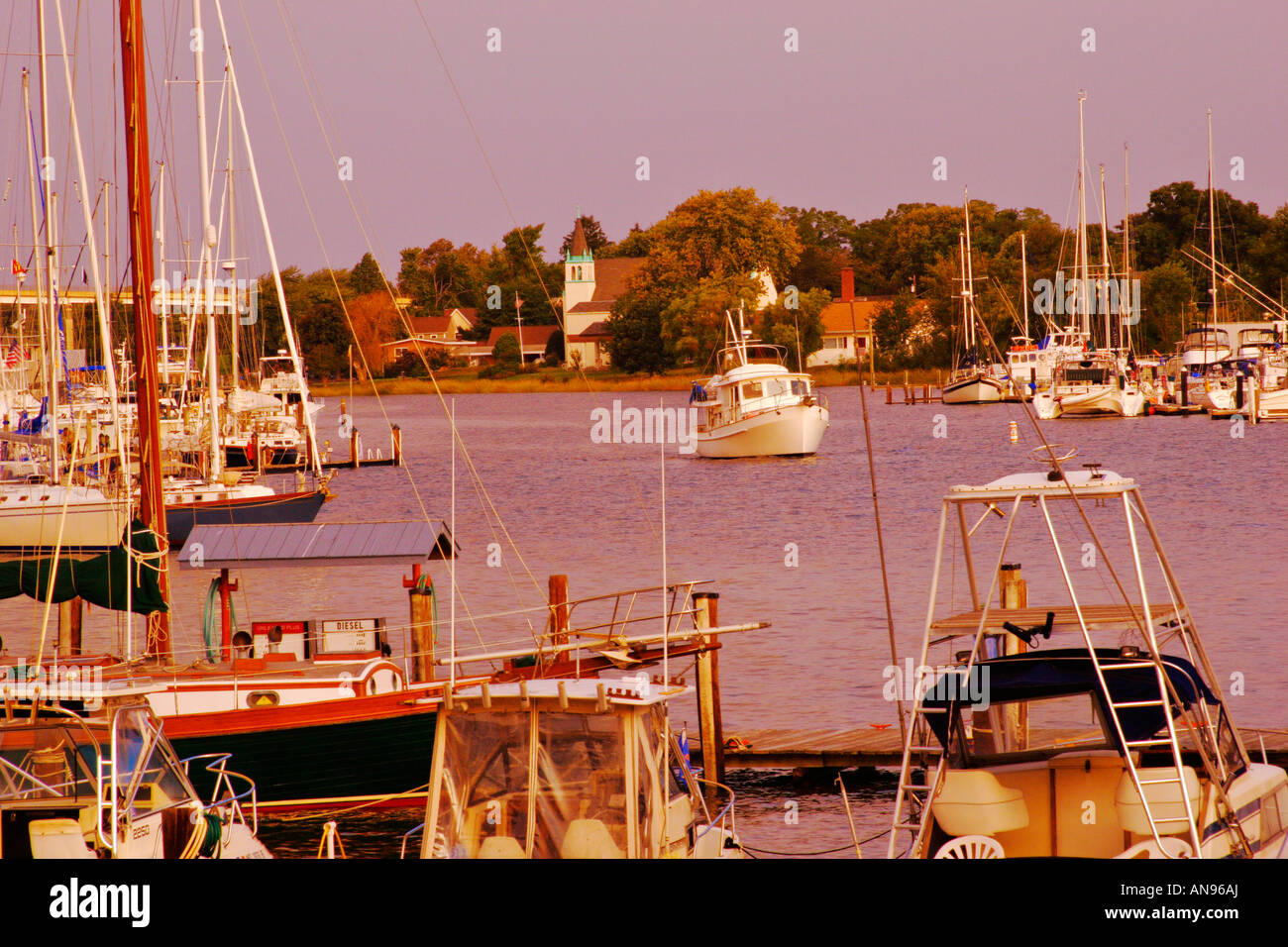 Harbor, Solomons Island, Maryland, USA Stock Photo - Alamy