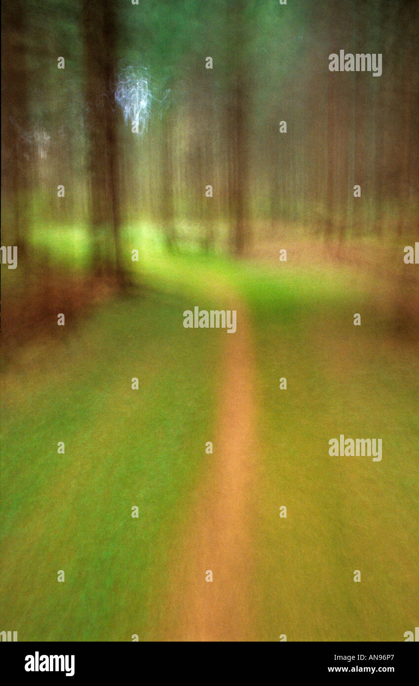 Distorted trail hi-res stock photography and images - Alamy