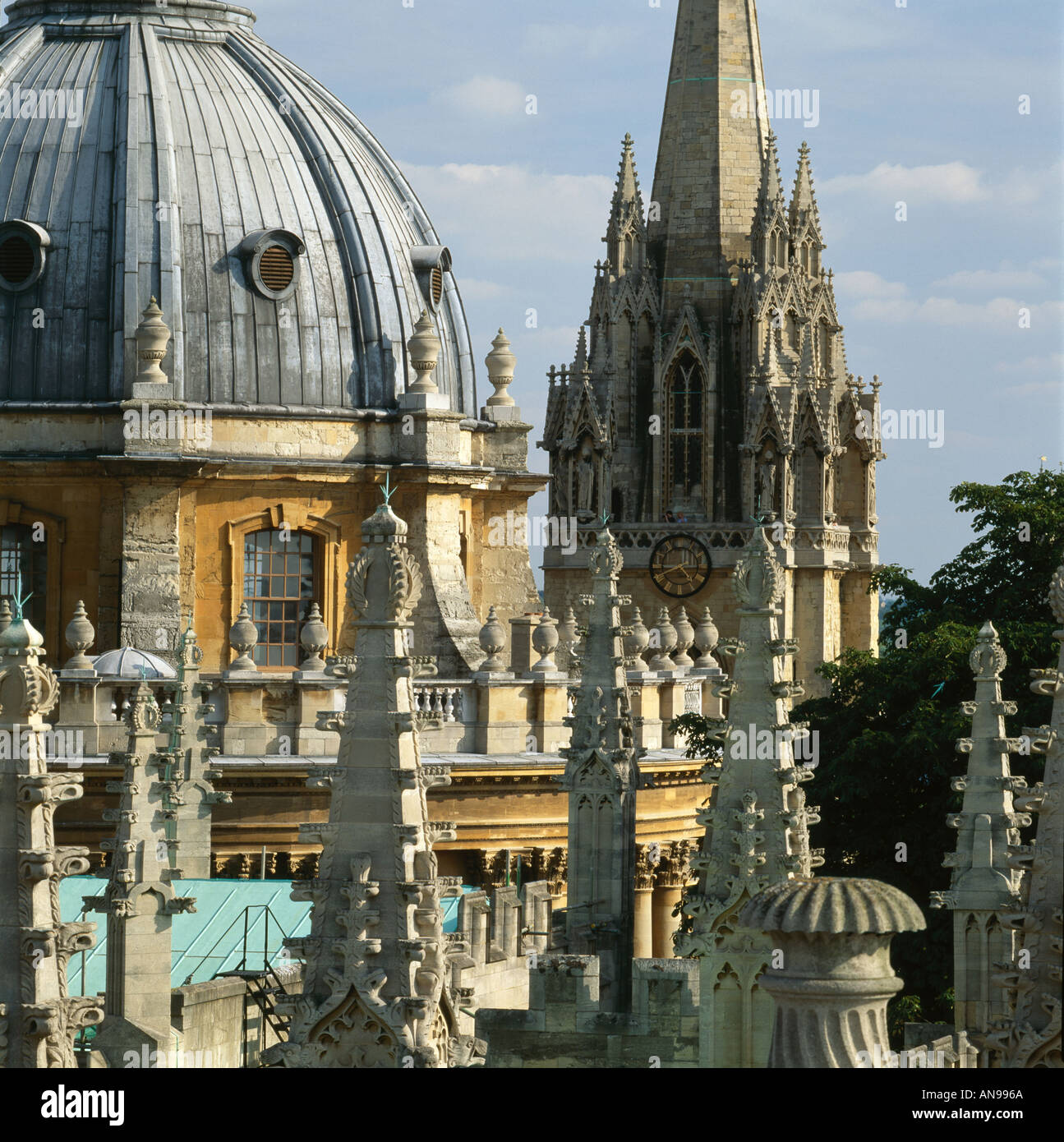 Dreaming spires, roofscape of Oxford, England Stock Photo - Alamy