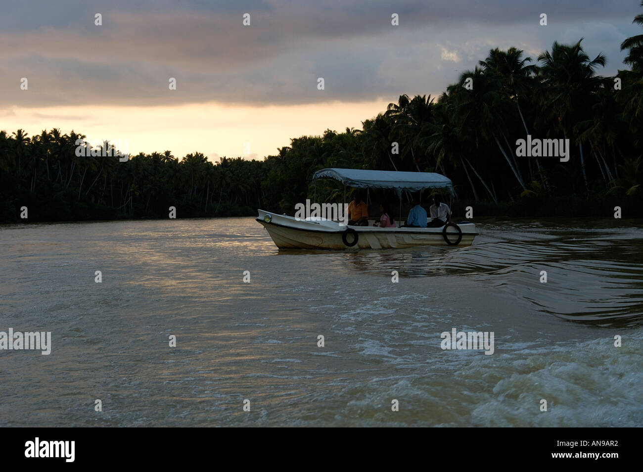 BACKWATERS OF POOVAR, SOUTHERN KERALA, TRIVANDRUM DIST Stock Photo - Alamy