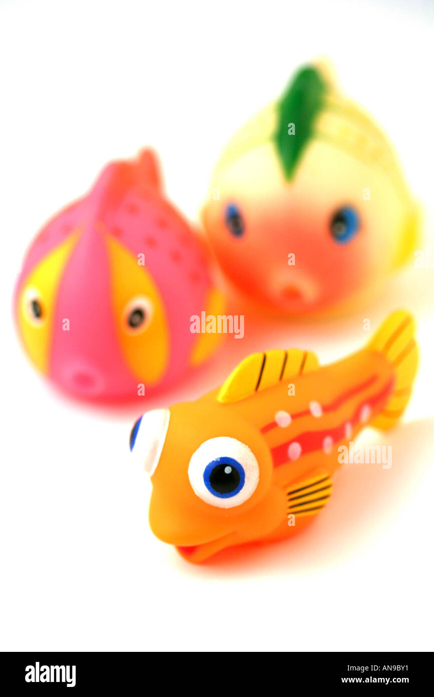 Three rubber fish hi-res stock photography and images - Alamy