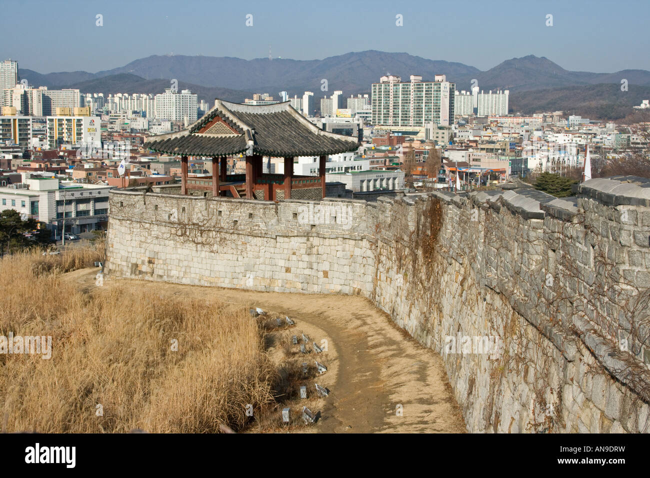 Bukgongsimdon or Watchtower Hwaseong Fortress Suwon South Korea Stock ...