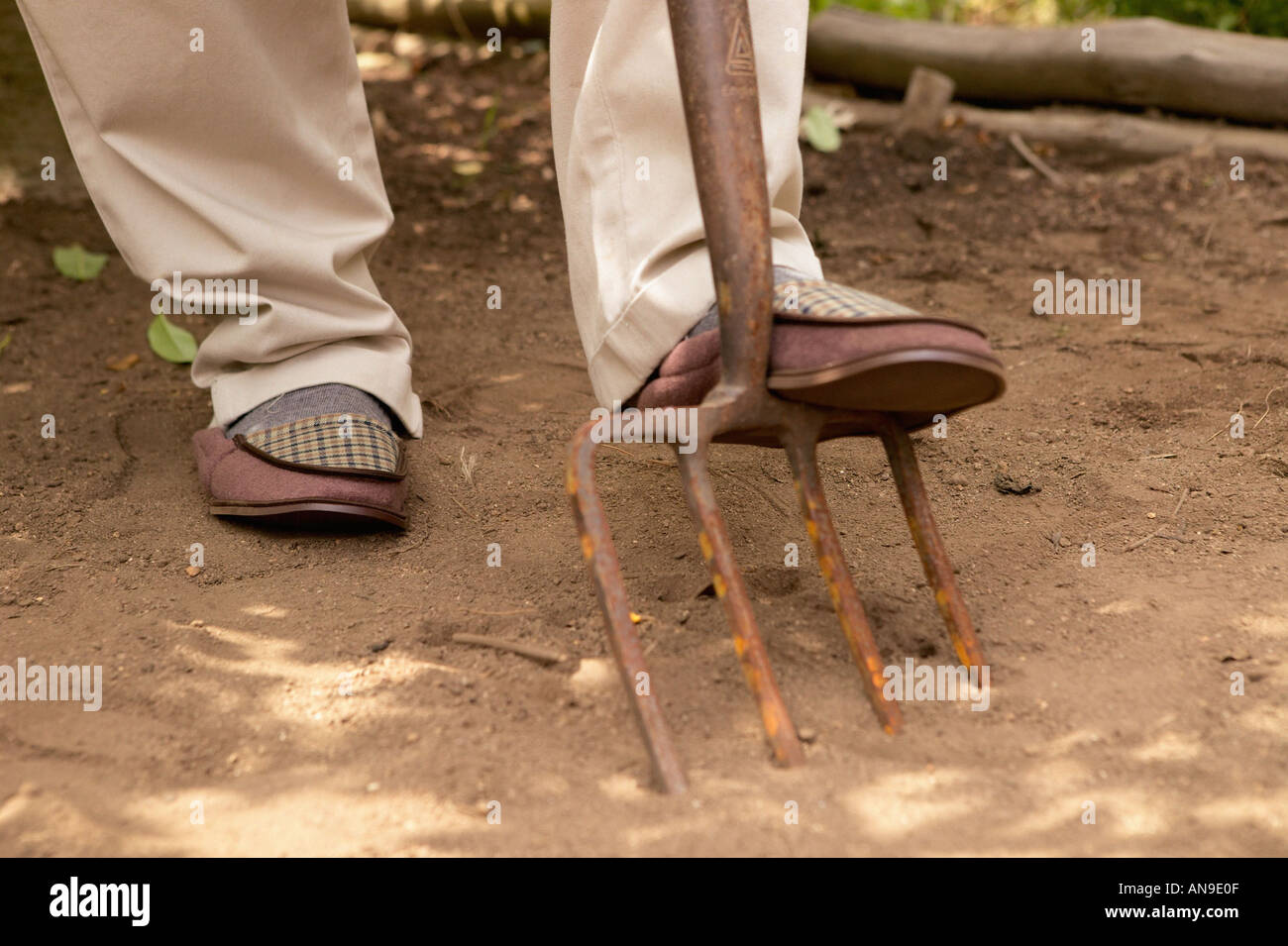 Old man digging ground hi-res stock photography and images - Alamy