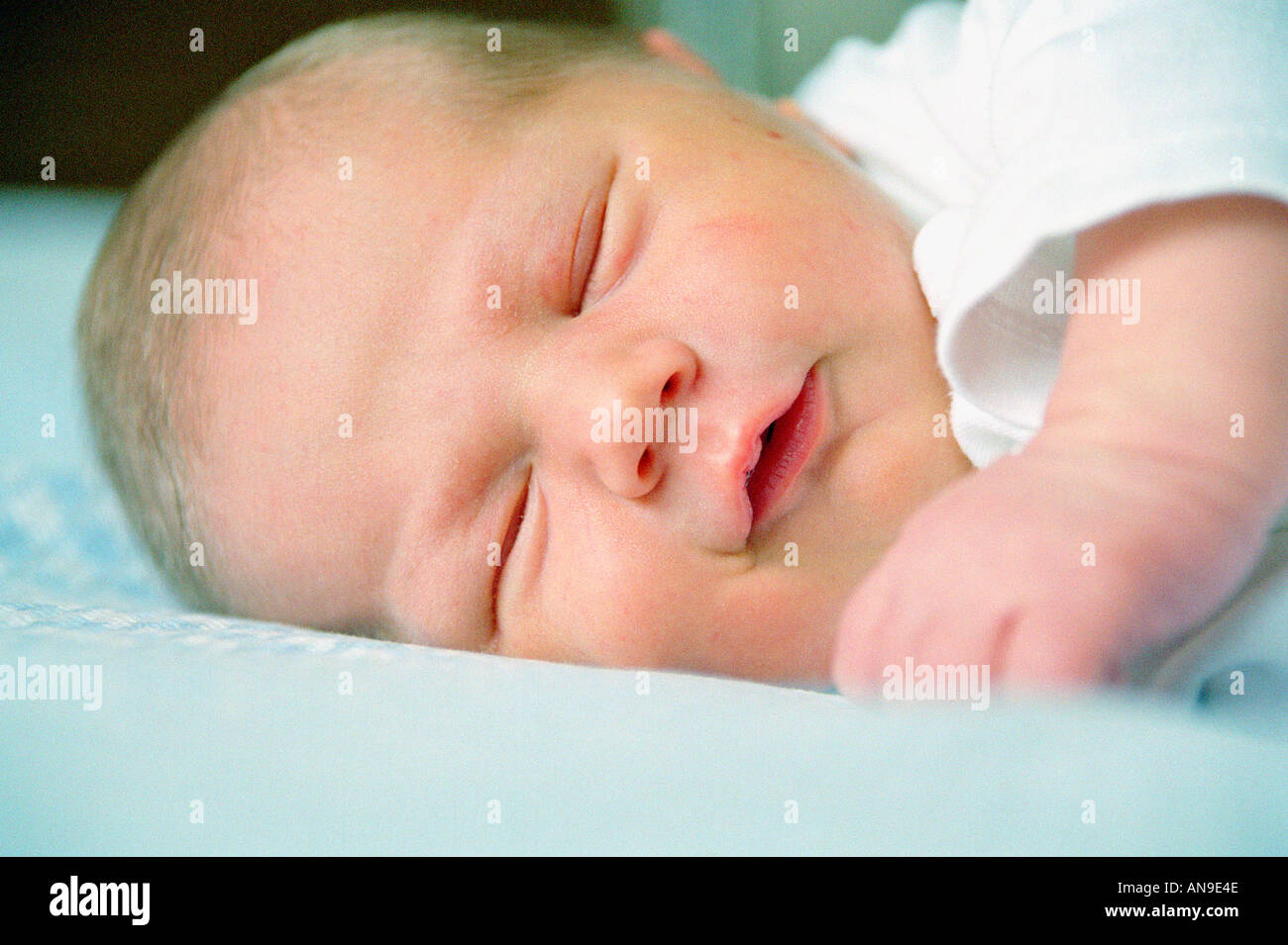 New born asleep Stock Photo - Alamy