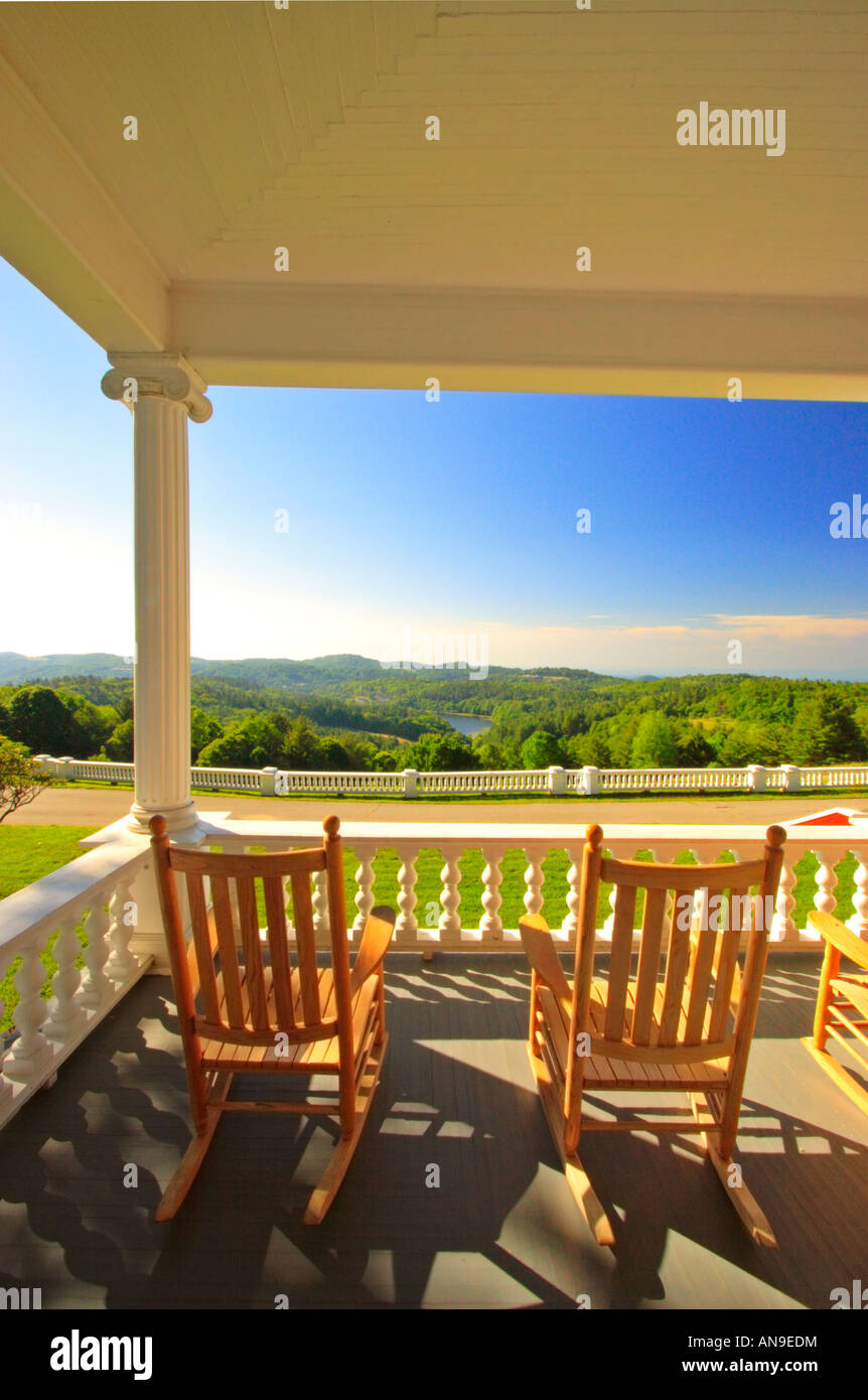 Moses Cone Mansion Porch, Moses Cone Memorial Park, Blue Ridge Parkway ...