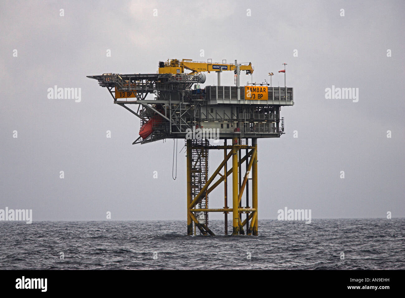 Tambar oil rig Stock Photo - Alamy