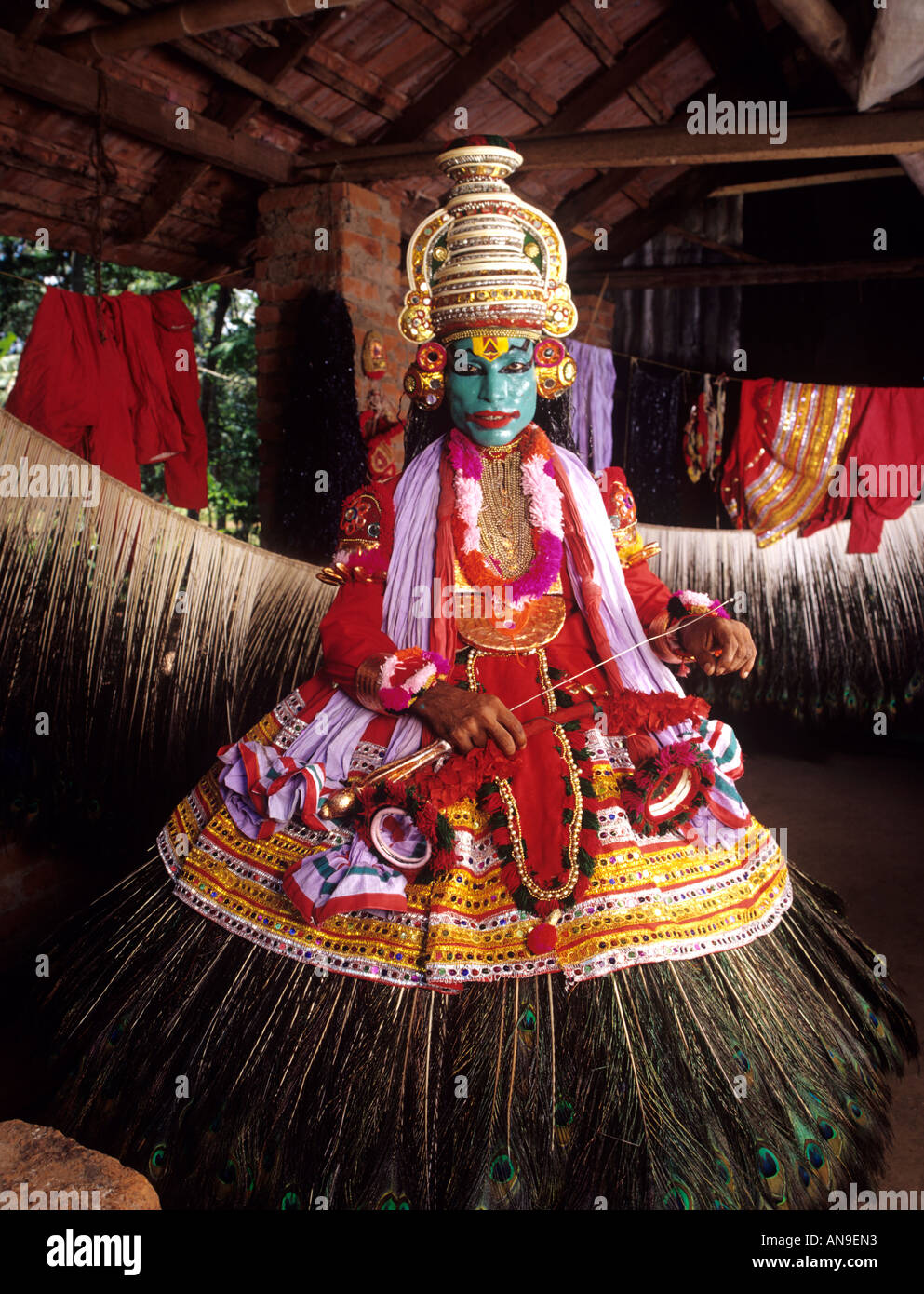 ARJUNANRITHAM A TRADITIONAL DANCEFORM OF KERALA Stock Photo - Alamy