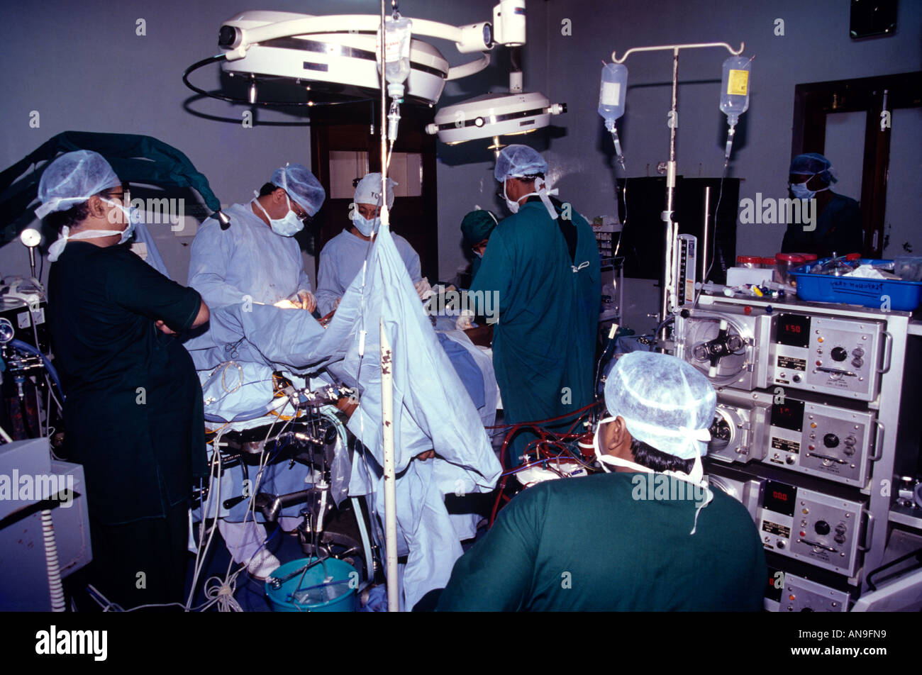 SURGERY IN PROGRESS KERALA Stock Photo - Alamy