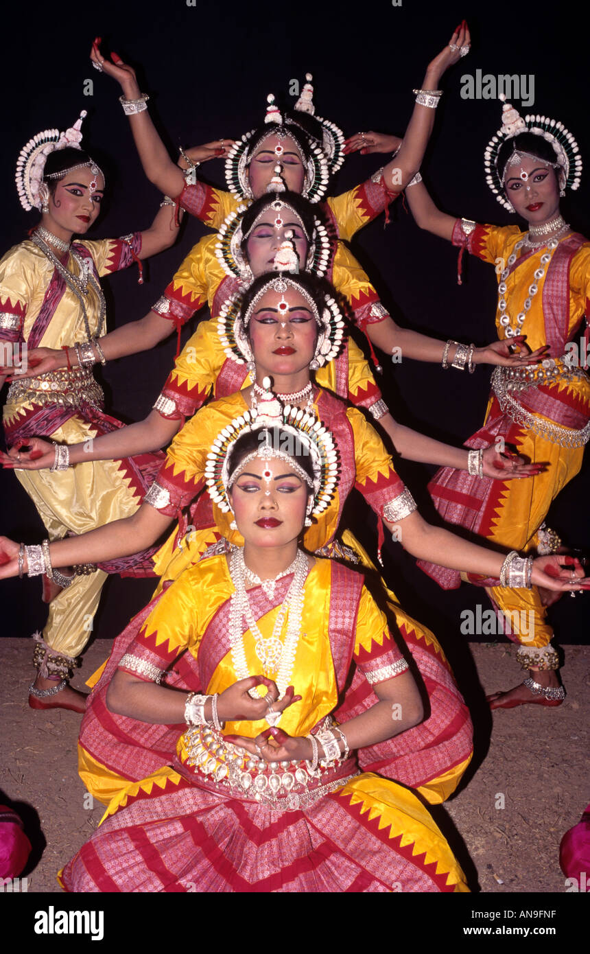 ODISSI THE TRADITIONAL DANCEFORM OF ORISSA Stock Photo - Alamy