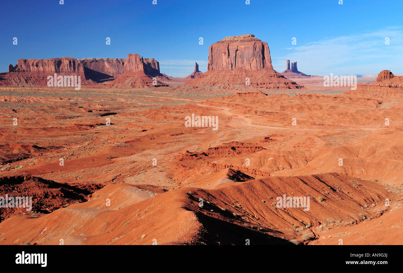 John fords point monument valley navajo tribal park nation hi-res stock ...