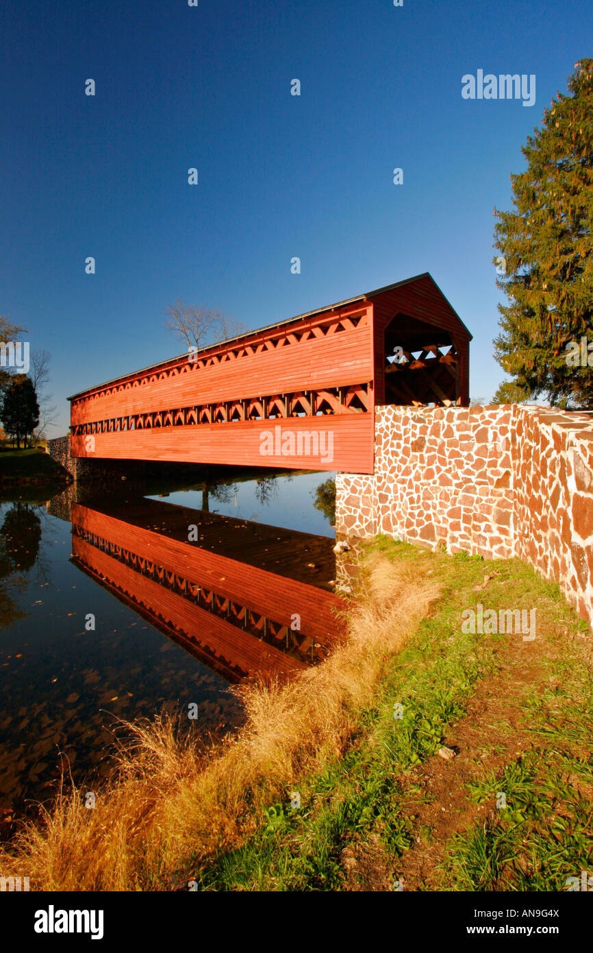 Sachs Covered Bridge, Gettysburg, Pennsylvania, USA Stock Photo - Alamy
