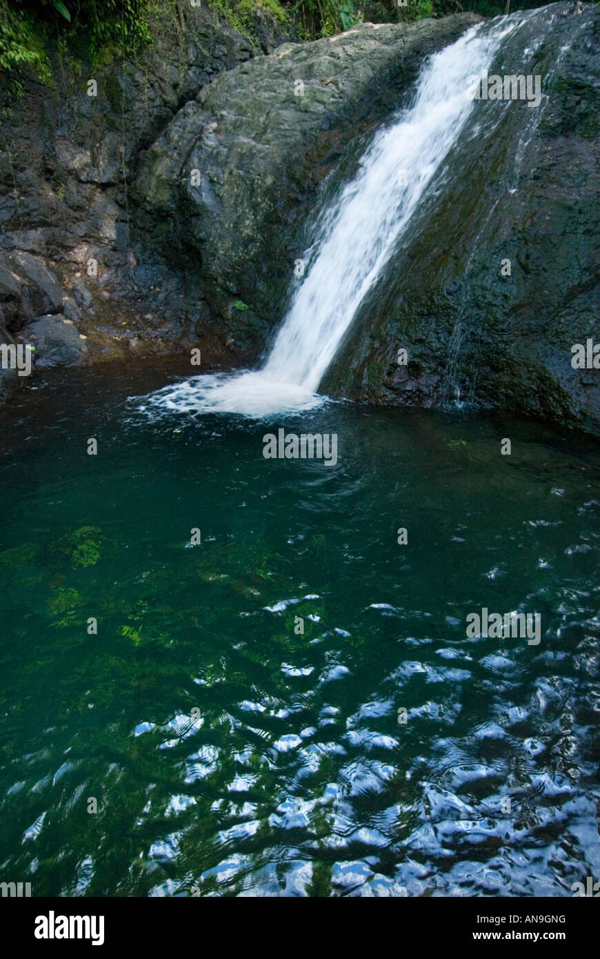 Papaseea THE SLIDING ROCKS samoa apia waterfall water fall basins slide ...