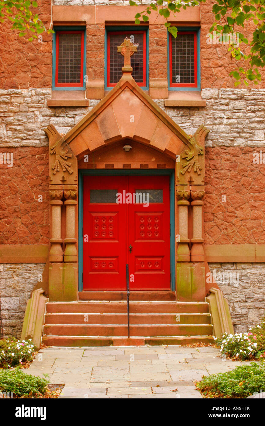 Front door of Linden Hall, Lititz, Pennsylvania, USA Stock Photo - Alamy
