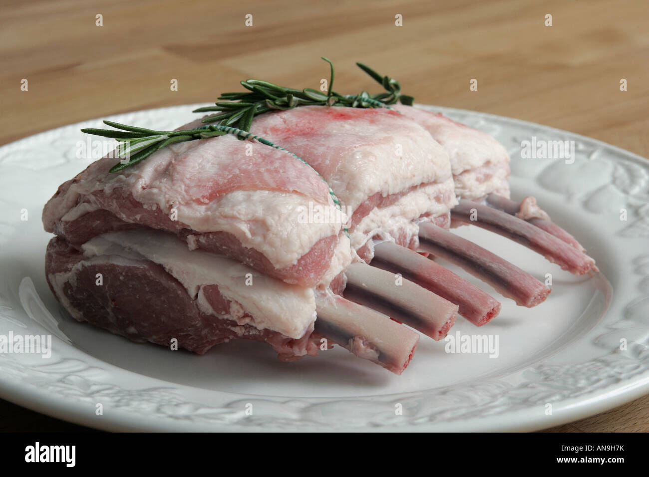Raw lamb rack hi-res stock photography and images - Alamy