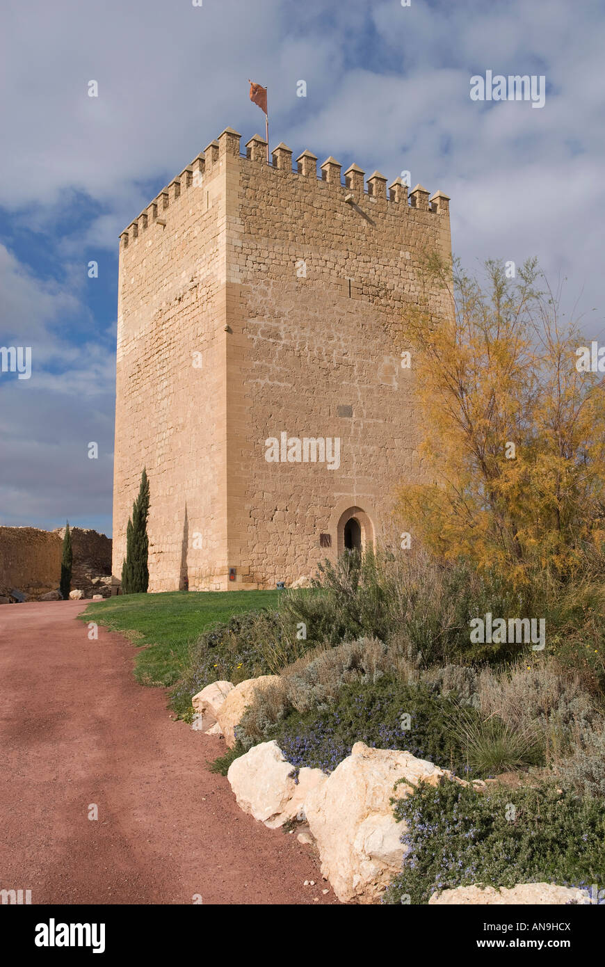 lorca castle, lorca, spain Stock Photo - Alamy