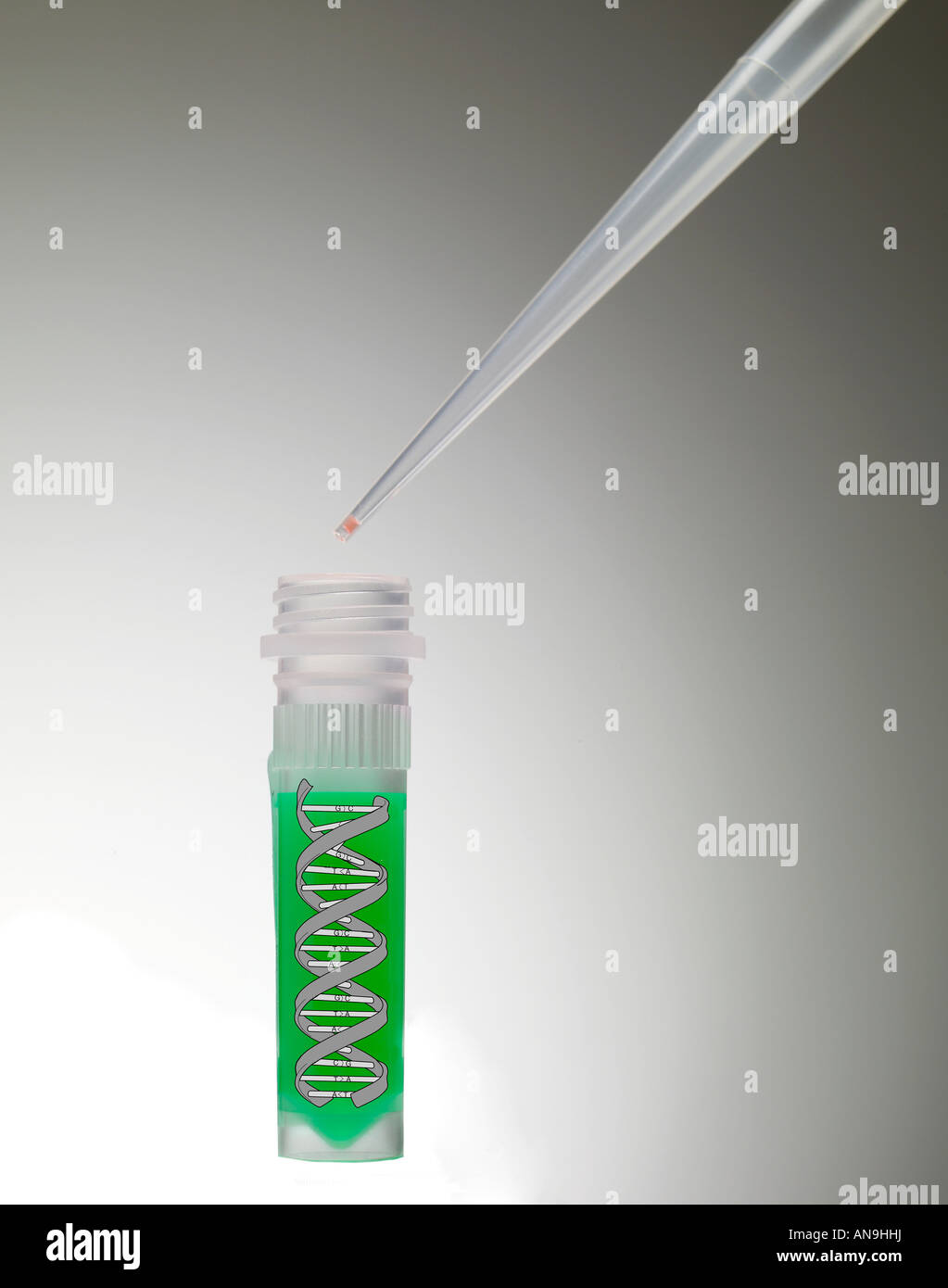 Test Tube Holding DNA Stock Photo - Alamy