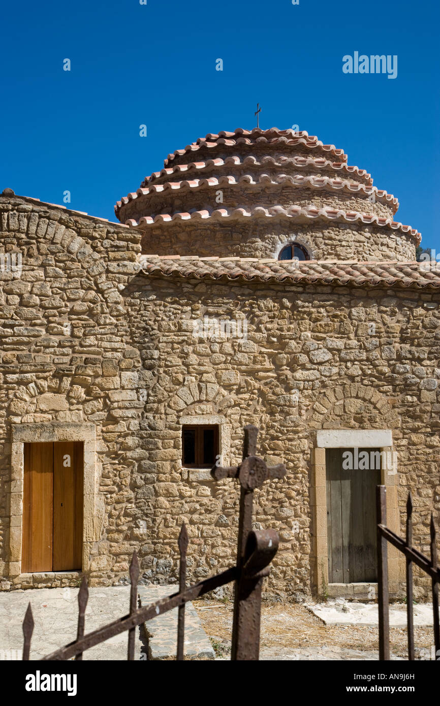 Crete Greece The Byzantine church of Michael the Archangel at Episkopi ...