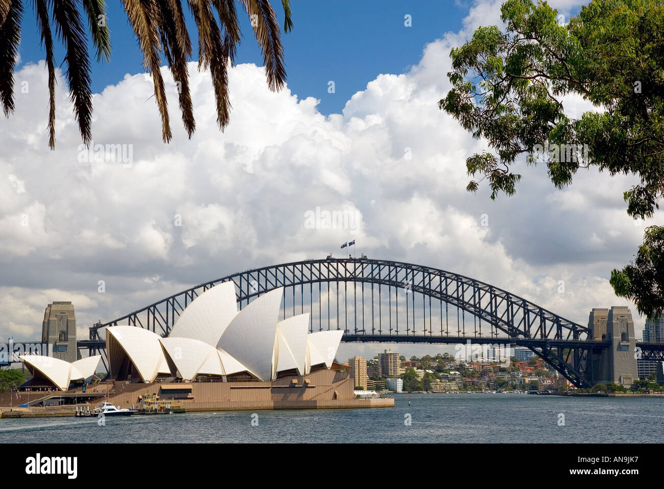 Sydney Opera House and Sydney Harbour Bridge Australia Stock Photo - Alamy