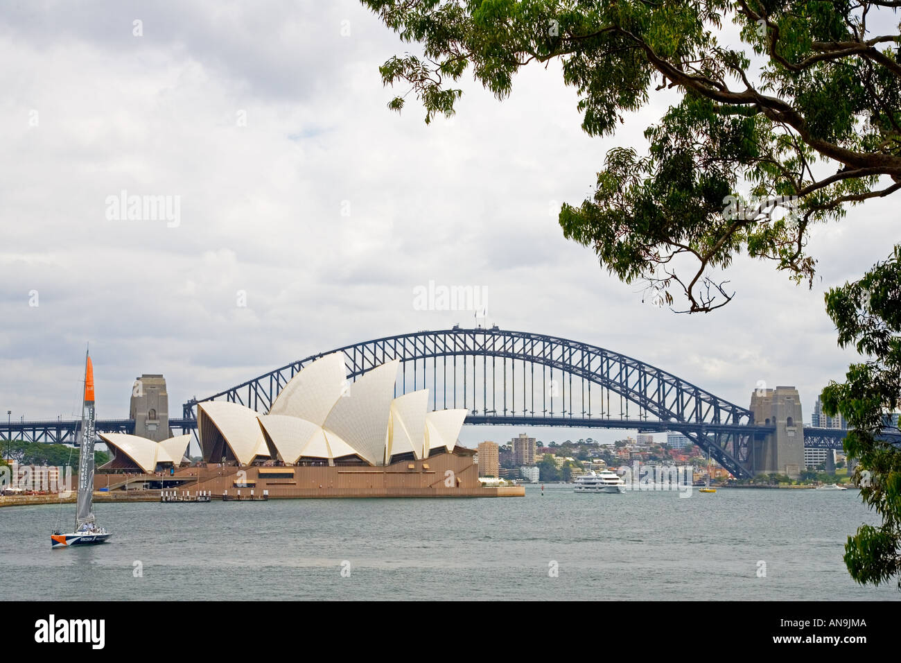 Sydney Opera House and Sydney Harbour Bridge Australia Stock Photo - Alamy