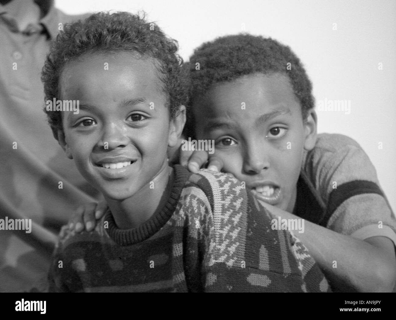 Smiling at viewer Black and White Stock Photos & Images - Alamy