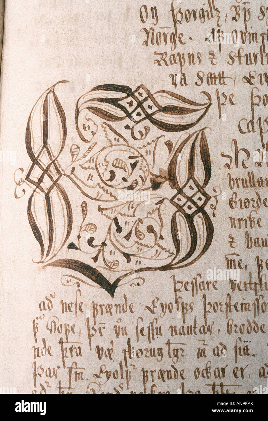 Illuminated manuscript middle ages hi-res stock photography and images ...