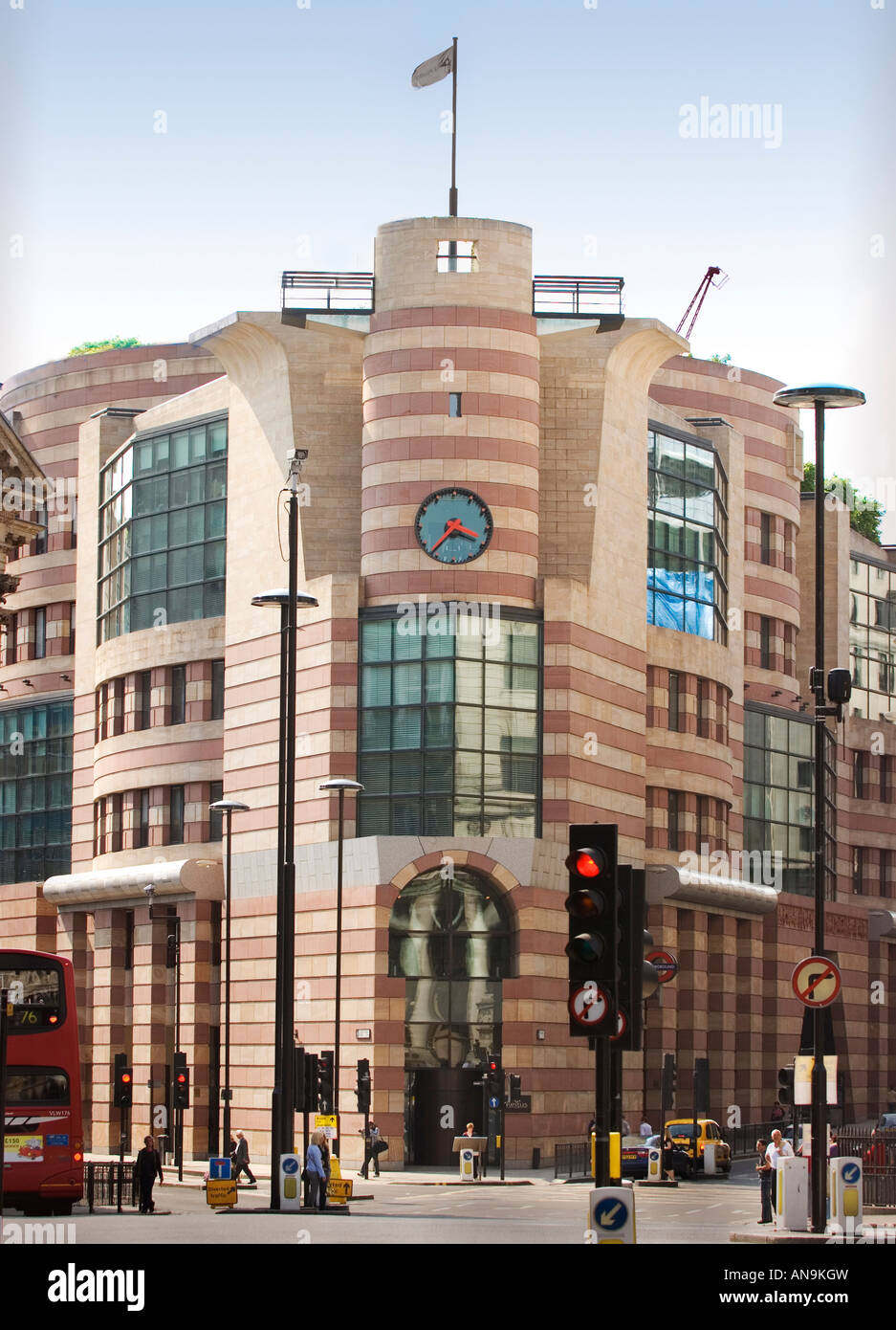 1, Poultry, London, EC4 by James Stirling Stock Photo - Alamy