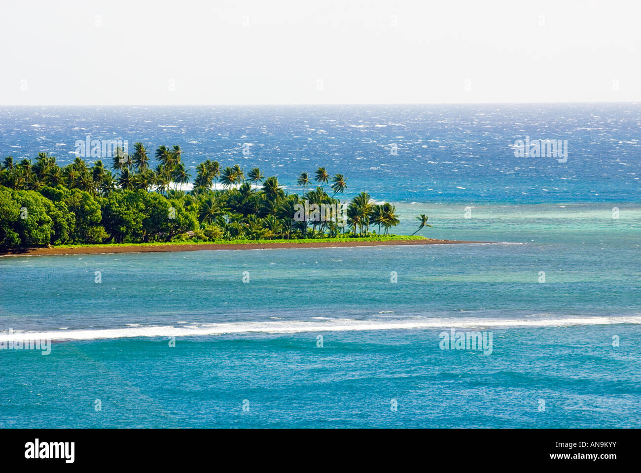 SAMOA island blue green waters sea sun South southsea sea Pacific wild ...