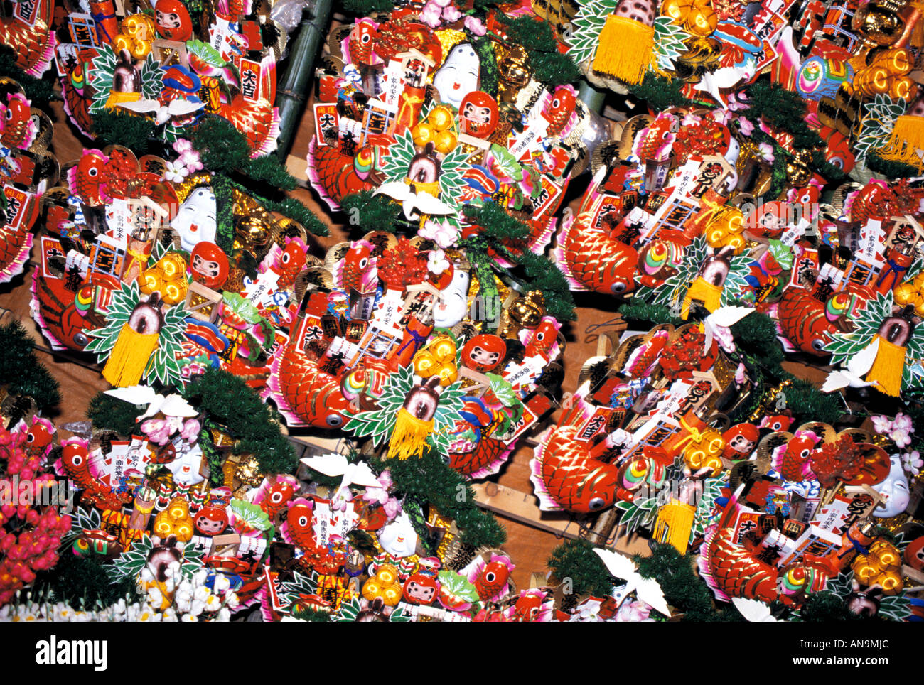 Japanese Festival Decoration Stock Photo - Alamy