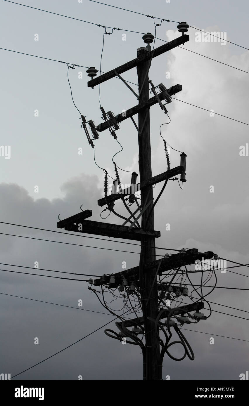 Electricity pylon queensland australia hi-res stock photography and ...