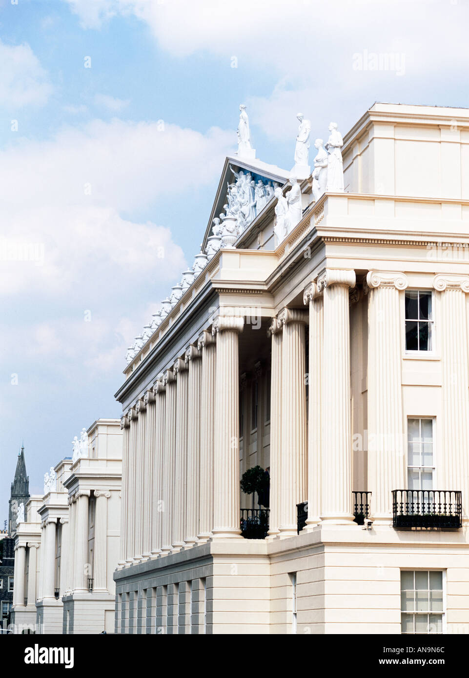 Regency Architecture in Regents Park London UK Stock Photo - Alamy