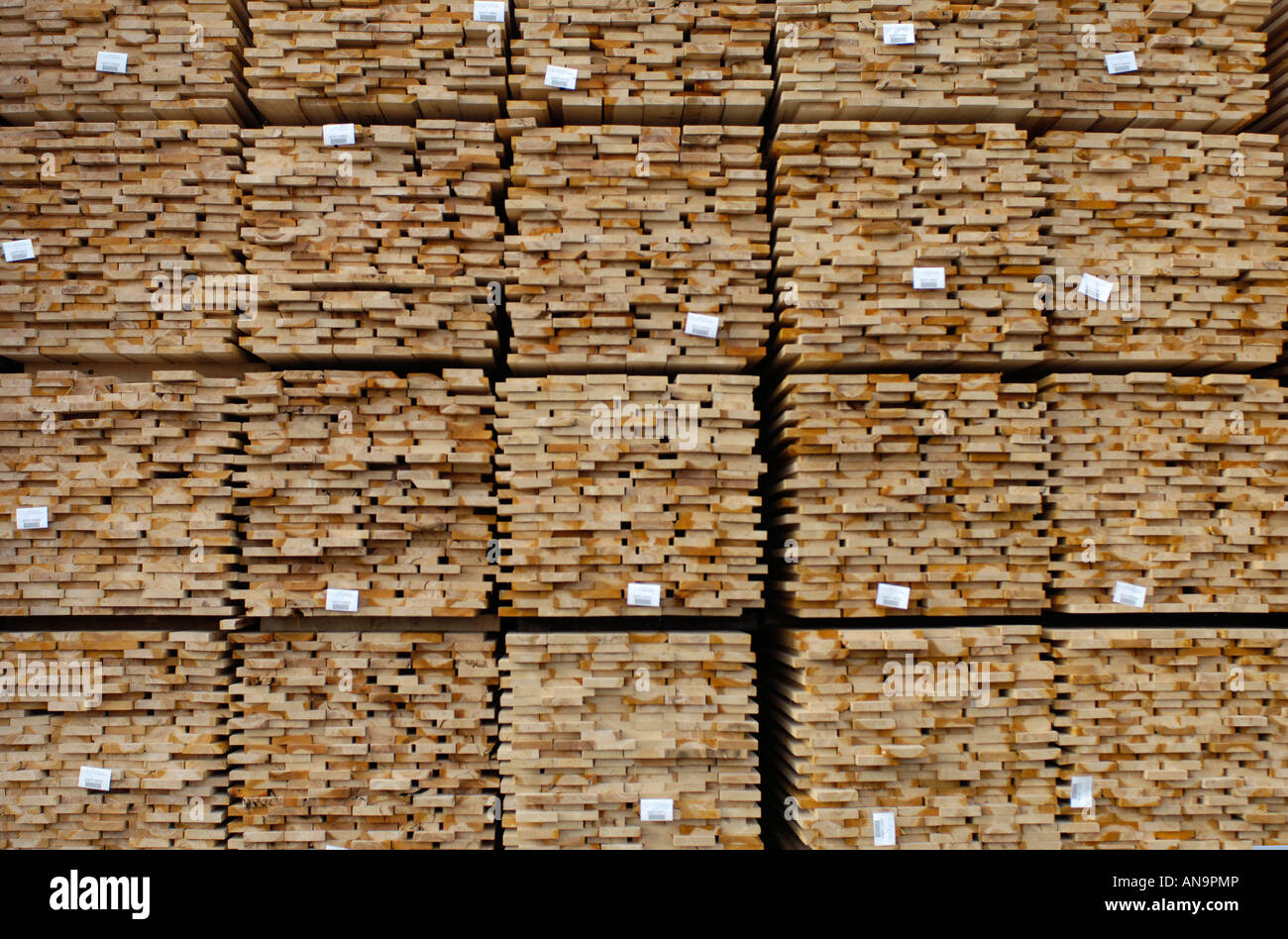 Timber Yard Vancouver Island British Columbia Canada Stock Photo - Alamy