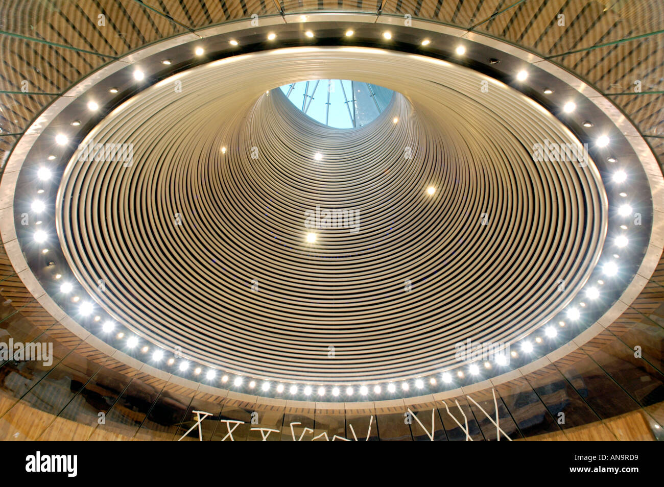 Interior of new National Assembly for Wales building designed by ...