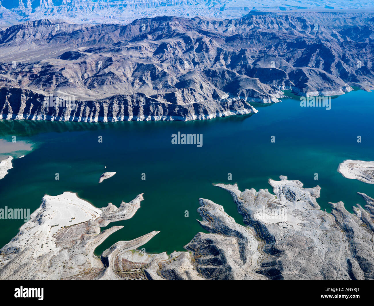 Aerial view of Lake Mead Stock Photo - Alamy