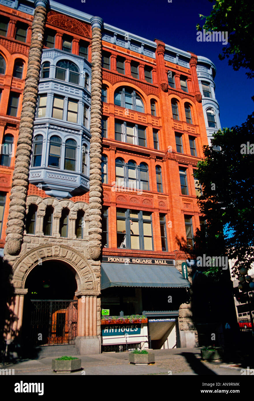 Pioneer Building, Pioneer Square, red brick building, brick building ...