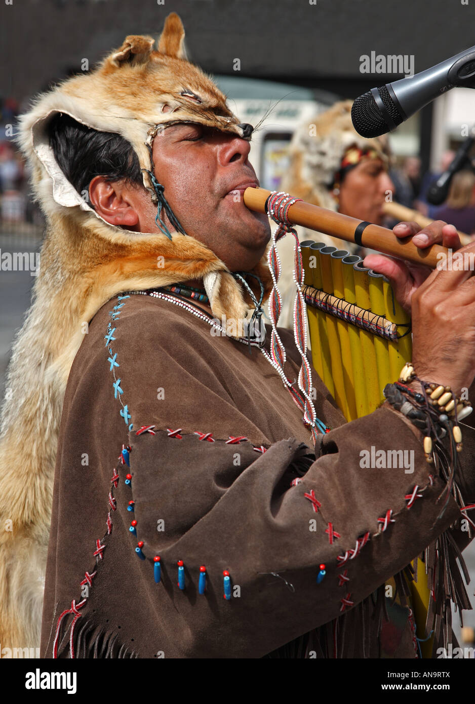 Traditional Inca music played by Chano Diaz a member of the Inca music ...