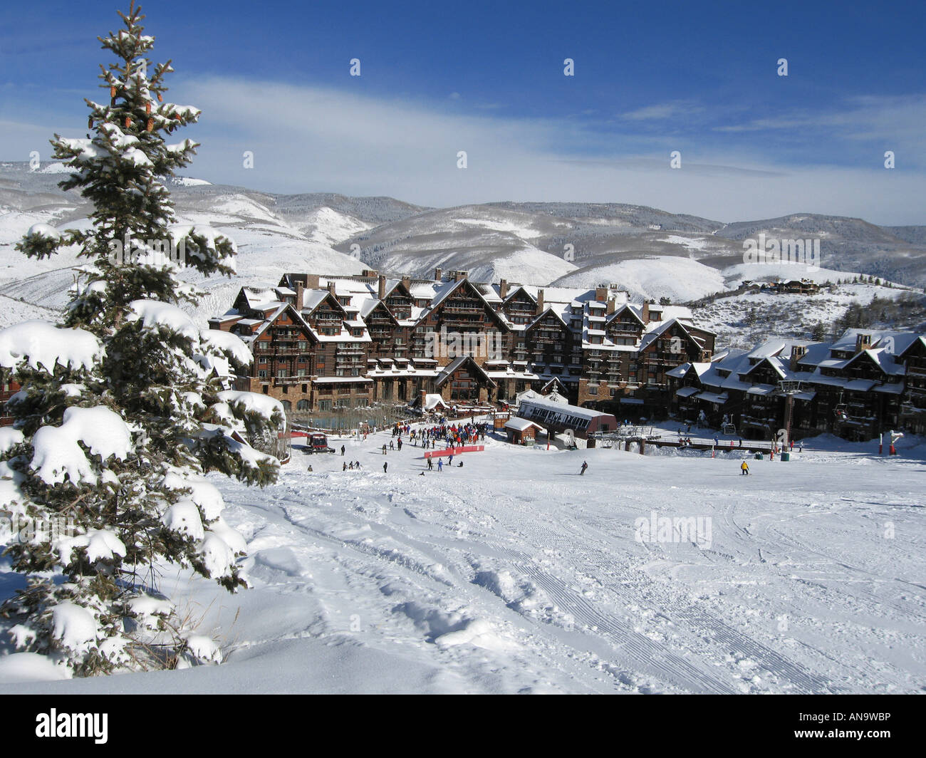 Ritz Carlton Hotel Bachelor Gulch Beaver Creek Colorado Stock Photo - Alamy